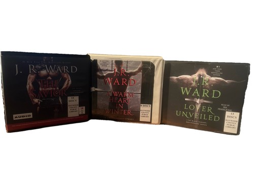 Lot of 3 Black Dagger Brotherhood Novels by J.R. Ward CD Audiobook [EX ...