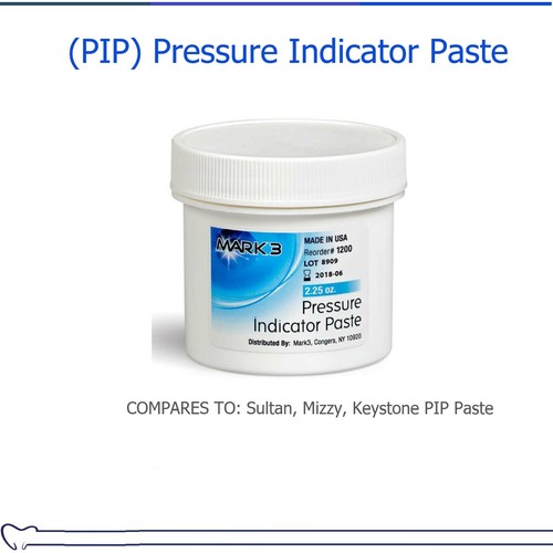 Dental PIP Paste Pressure Indicator Paste PIP (2.25oz Jar) White #1200 ...