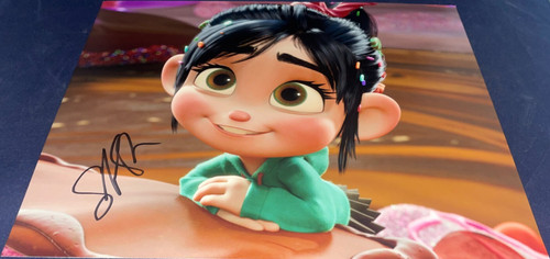 Sarah Silverman Signed Vanelope Wreck It Ralph Autographed 11x14 Photo ...
