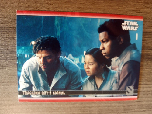 Star Wars Rise of Skywalker series 2 Red Parallel #64 Tracking Rey's ...