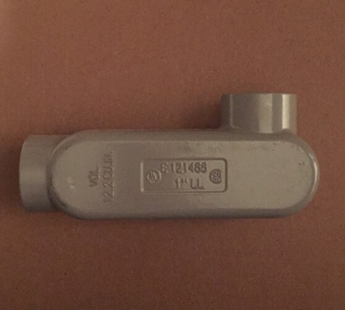 Steel Electric LL3ACG 1" Conduit Fitting With Cover Type LL Lot Of 5 ...