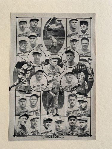 Boston Bees Casey Stengel Al Lopez Sibby Sisti Garms 1939 Baseball Team Picture | eBay