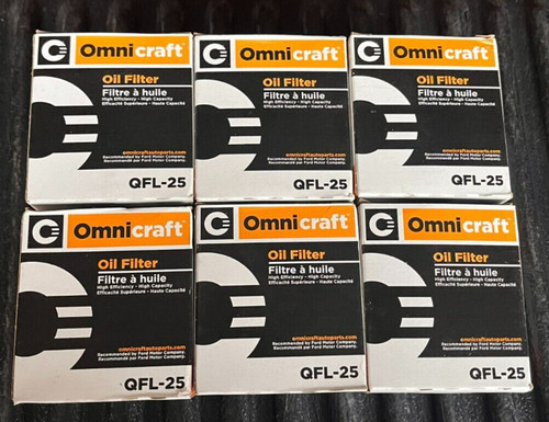 Lot of 6 Omnicraft QFL-15 Oil Filters For 2009-2015 Cadilac CTS SC | eBay