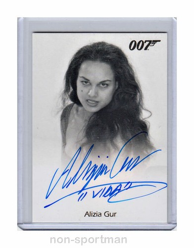 JAMES BOND 2013 AUTOGRAPHS & RELICS ALIZIA GUR AUTOGRAPH | eBay