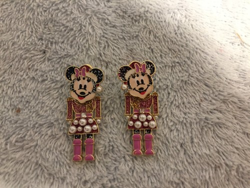 Disney BaubleBar Minnie Mouse Christmas Nutcracker Earrings New No Box ...