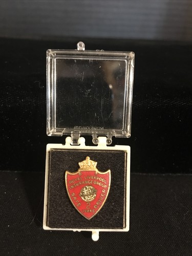 VINTAGE ROYAL-LIVERPOOL INSURANCE GROUP 2 YEAR SAFE DRIVER ENAMEL LAPEL ...