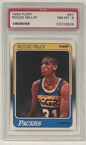 Reggie Miller 1988 Fleer #57 Base Price Guide - Sports Card Investor