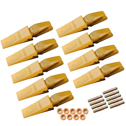 119-3204 CAT Style J200 Backhoe Bucket Shanks & 1U3202 Dirt Teeth w ...