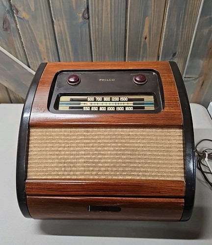 Vintage Philco 46 - 1201 "Bing Crosby" Front Loading Record Player AM ...