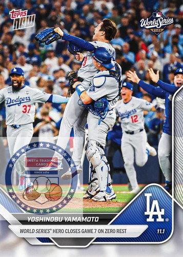 **PRE SALE** Yoshinobu Yamamoto - 2025 MLB Topps NOW® - Card 925 | eBay