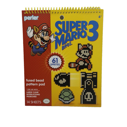 Perler Super Mario Bros 3 Fused Bead Pattern Pad 61 Sprites 14 Sheets ...