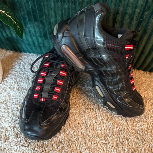 2010 Nike Air Max 95s Black and Red, Size 8 Good Condition | eBay