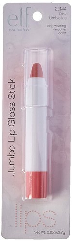 ELF Jumbo Lip Gloss Stick Long Wearing Tinted Lip Color PINK UMBRELLAS ...