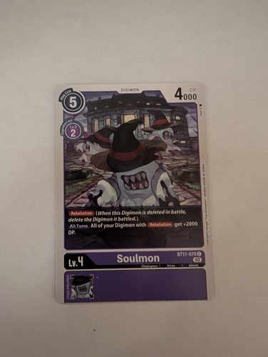 Digimon Card - Soulmon BT11-078 C Dimensional Phase - NM/M | eBay
