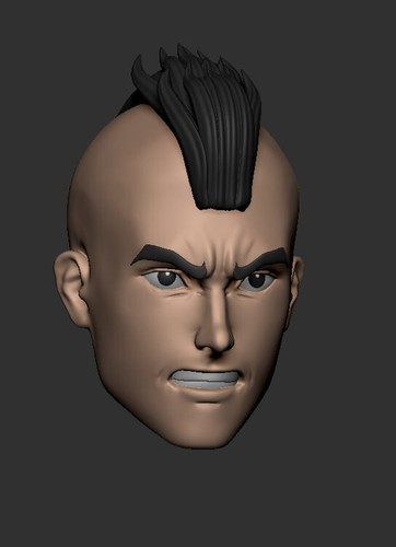 Action Figure Head Sculpt: Invincible (Mohawk Mark Intense) | eBay