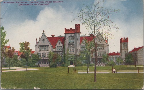 University of Chicago Ryerson Physical Laboratory IL c1920 Postcard ...