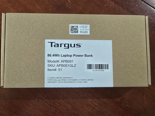 NEW Targus 90W Laptop Portable Power Bank APB081 GLZ 5063194001500| eBay