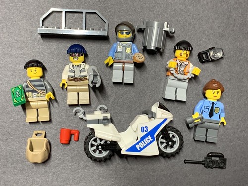 LEGO Police Cops Criminal prisoners robbers minifig lot #1 First ...