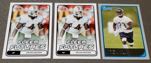 Devin Hester (3) Card Rookie Lot HOF NFL Bears Legend | eBay