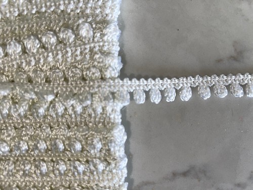 5 yards off white loop GIMP upholstery craft BRAID trim 1/2" wide | eBay