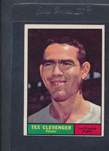 1961 Topps #291 Tex Clevenger Angels EX *5782 | eBay