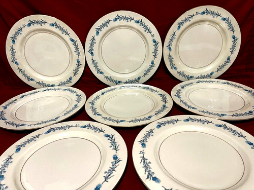 Theodore Haviland New York Clinton Set Of 8 Floral Dinner Plates 10" | eBay