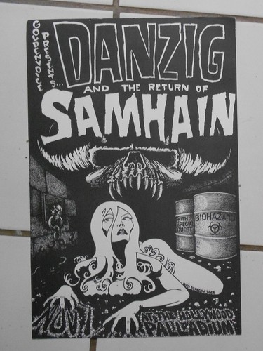 Samhain original reunion poster The Misfits Danzig Punk Goth | eBay