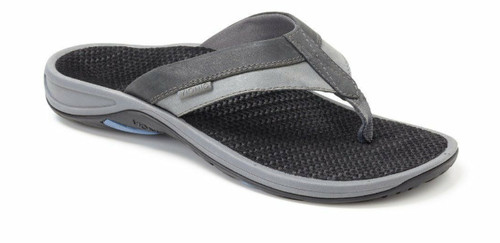 Vionic Joel Black/Grey Men's Comfort Sandal Flip Flop US size 7 NEW ...