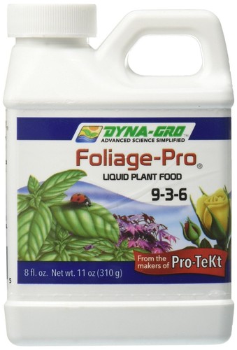 Dyna Gro Foliage Pro 9-3-6 8 oz. Fertilizer Liquid Plant Food Nutrients ...