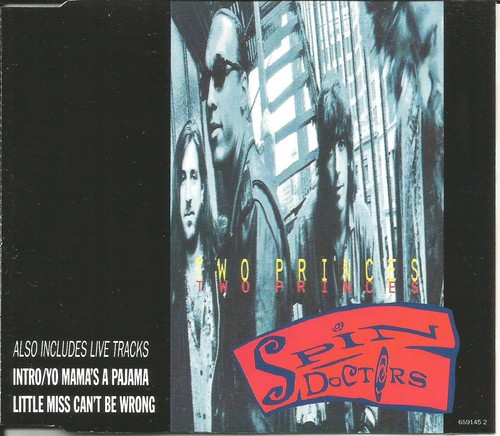 SPIN DOCTORS Two Princes 3TRX 2 RARE LIVE TRX CD single SEALED USA ...