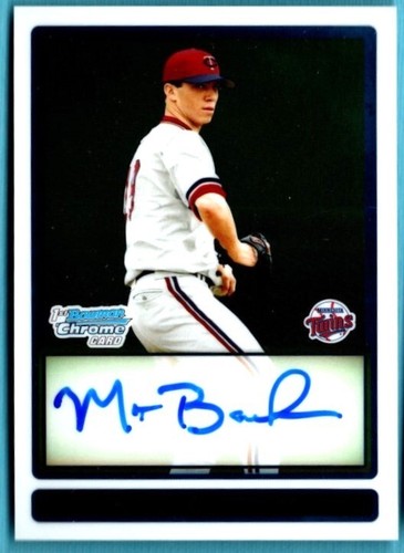2009 Bowman DRAFT CHROME AU Autograph Auto Matt Bashore Card # BDPP80 ...
