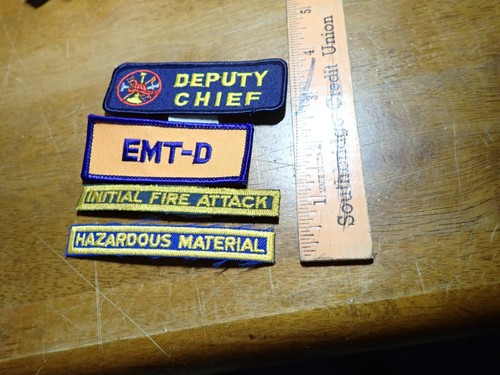 FIRE FIGHTER DEPIUTY CHIEF FIRE PATCH COLLECTION BX B #1 | eBay