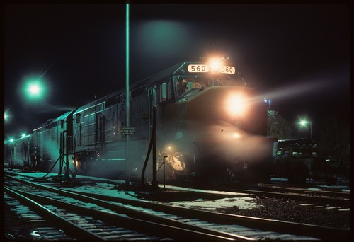 BH.B30.AM24 Original Slide Amtrak EMD SDP40F #560 at Whitefish, MT ...