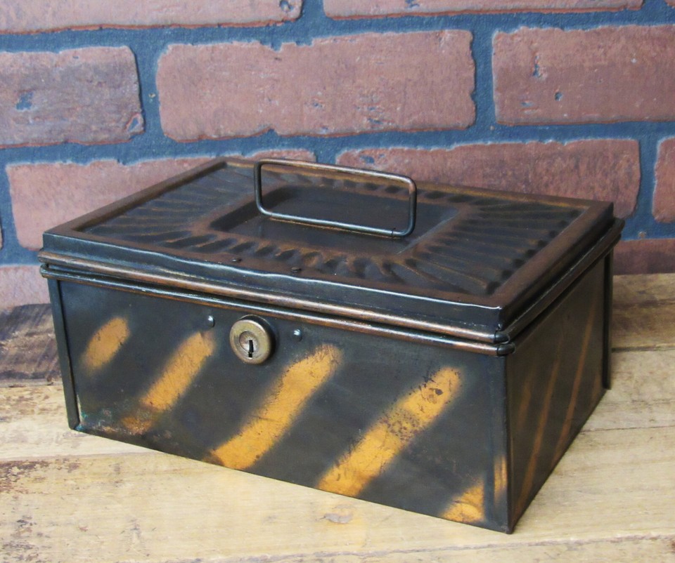 antique lock box products for sale | eBay