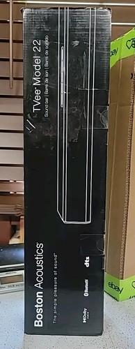 Boston Acoustics TVee Model 22 Sound Bar TV Soundbar **BRAND NEW SEALED ...