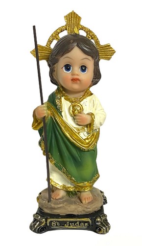 5" Inch St Jude Baby Face Statue Figure San Judas Infantil Estatua ...