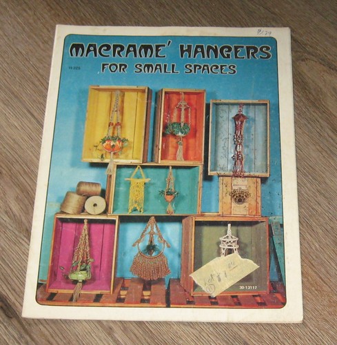 Macrame Hangers For Small Spaces BOOK designs | eBay