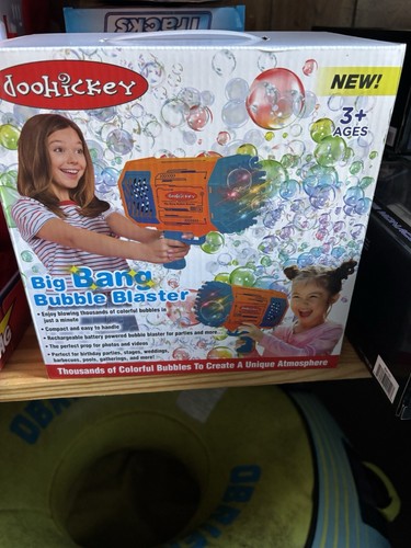 69 Hole Bubble Machine Gun with Colorful Lights Automatic Bubble +30 ...