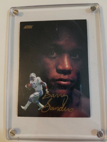 Very Rare Barry Sanders 1991 Score Series 2 Dream Team Autographed Card ...