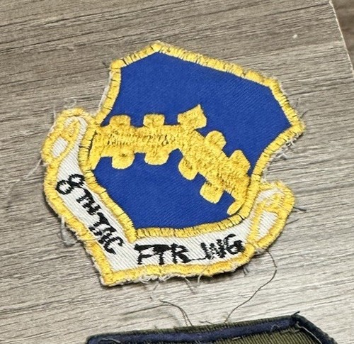Post WWII/2 USAF 8th TAC Fighter Wing squadron size patch smaller type ...