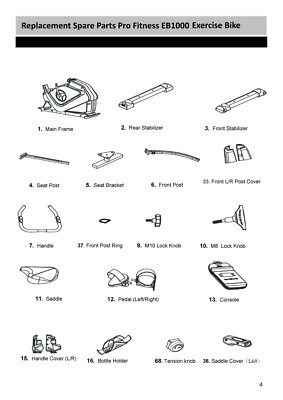 Exercise Bike Parts for sale | eBay UK