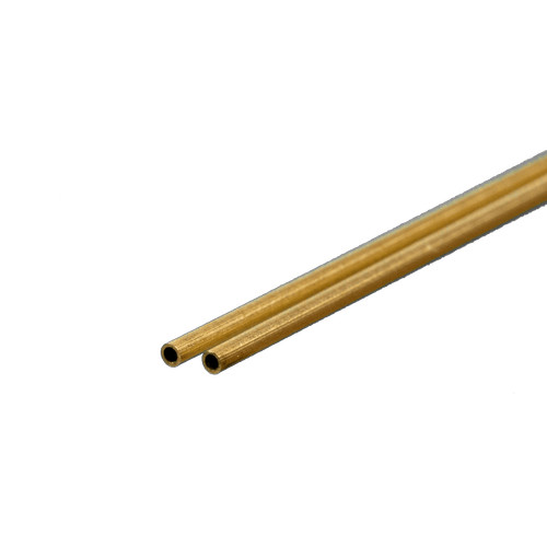 K&S Engineering Brass Tube 12in 30cm Long 3/64in 1.19mm .006in .15mm ...