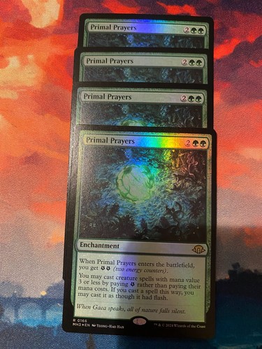 MTG Modern Horizons 3 Primal Prayers Foil x 4 | eBay