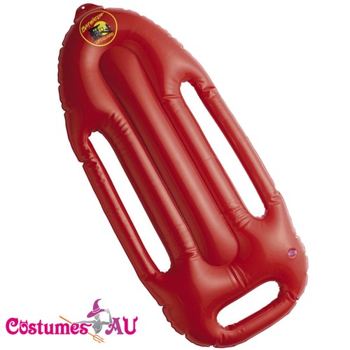 Licensed Red Float Baywatch Lifeguard Inflatable Costume Fancy Dress ...