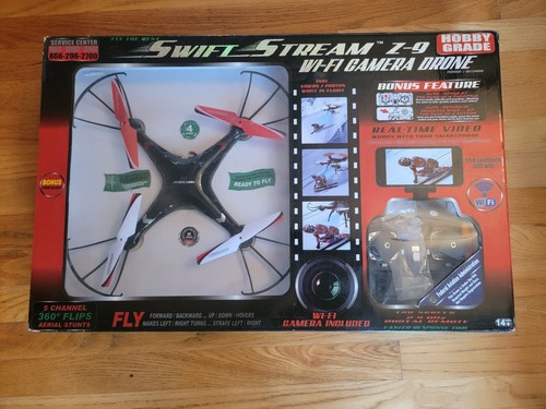 Swift Stream Z-9 Wifi Camera Remote Control Drone 2.4 GHz Black 5 ...