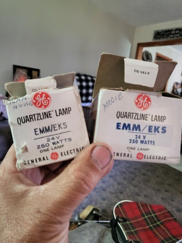 EMM EKS "2-pack" photo projector lamp projection light bulb 24v 250w ...