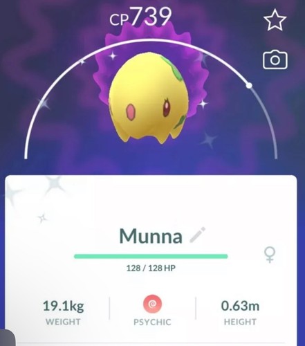 Pokemon GO- Shiny Munna 20k Stardust Registered or Ultra Friends | eBay