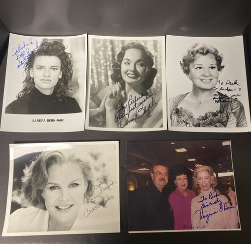 Lot Of 5 Original Signed Auto Lot 8x10 Sandra Bernhard, Ann Blyth I9 | eBay