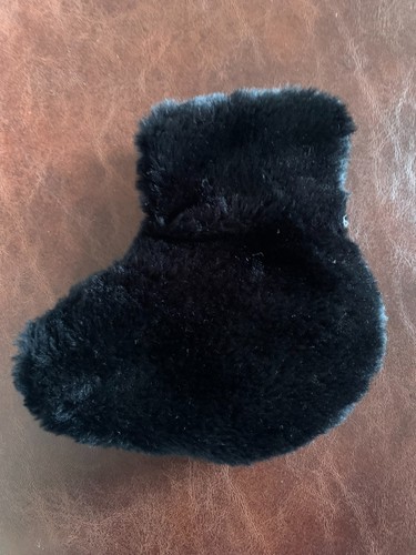 Vintage Putter Head Cover Blade Putter Cover Black Fuzzy - NO flaws! | eBay