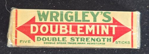 Vintage 1920's Wrigley's Doublemint Gum Wrapper Pack with United Profit ...